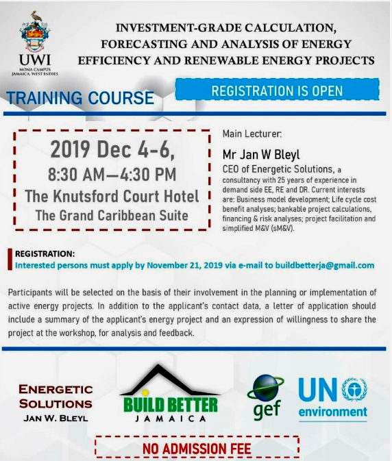 Training Course - Renewable Energy | The Faculty of Science and Technology