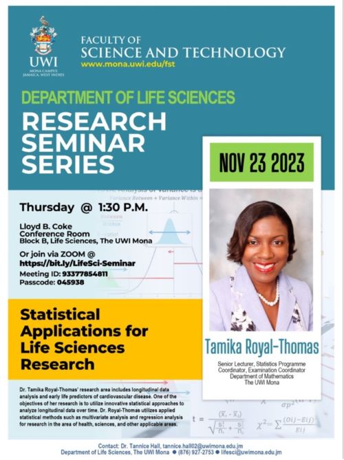 DLS Research Seminar Series | Statistical Applications for Life ...