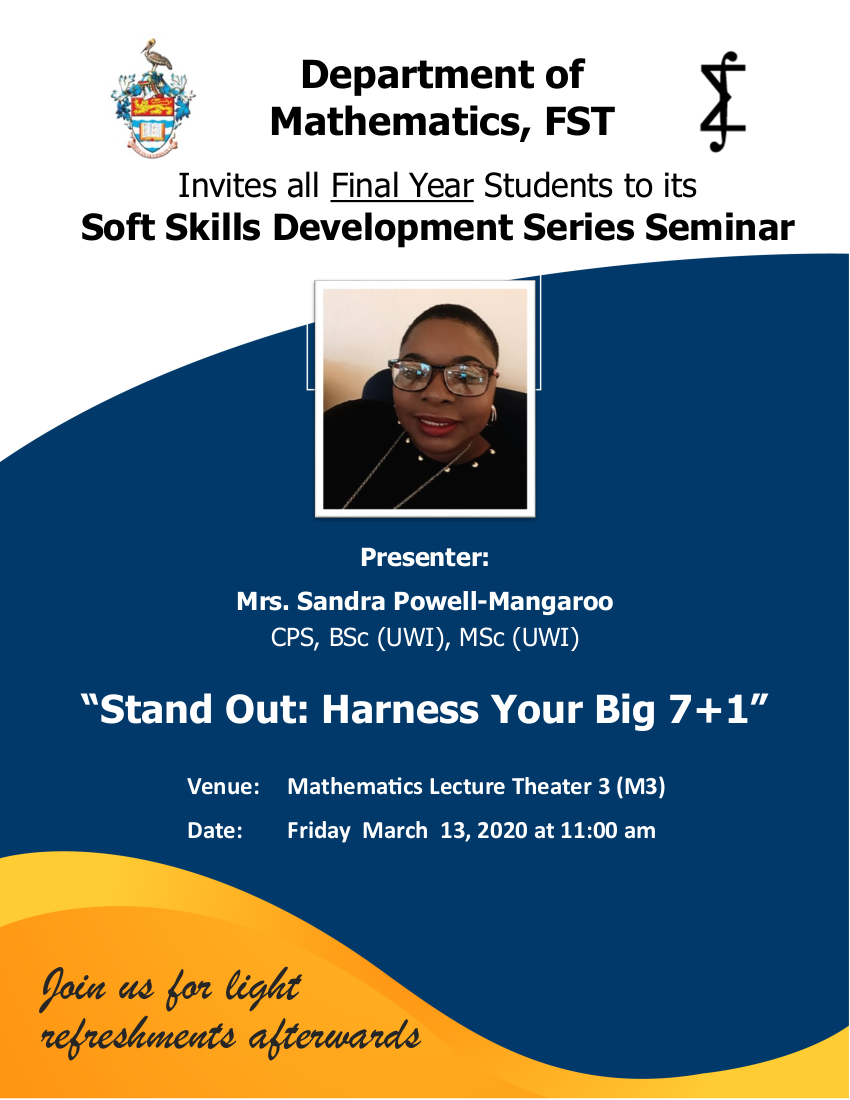 Soft Skills Development Series Seminar | The Faculty of Science and ...