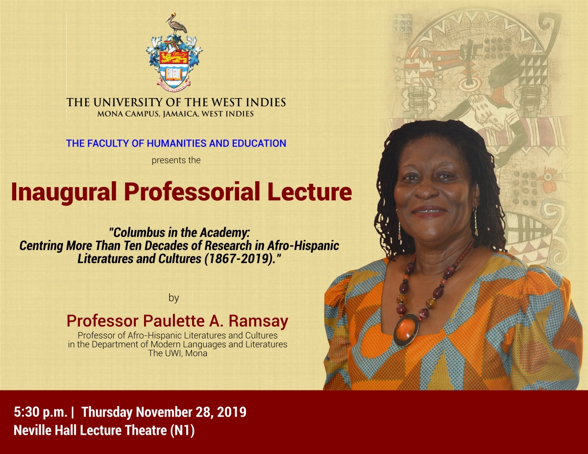 Inaugural Professorial Lecture | Prof. Paulette Ramsay | Faculty of ...