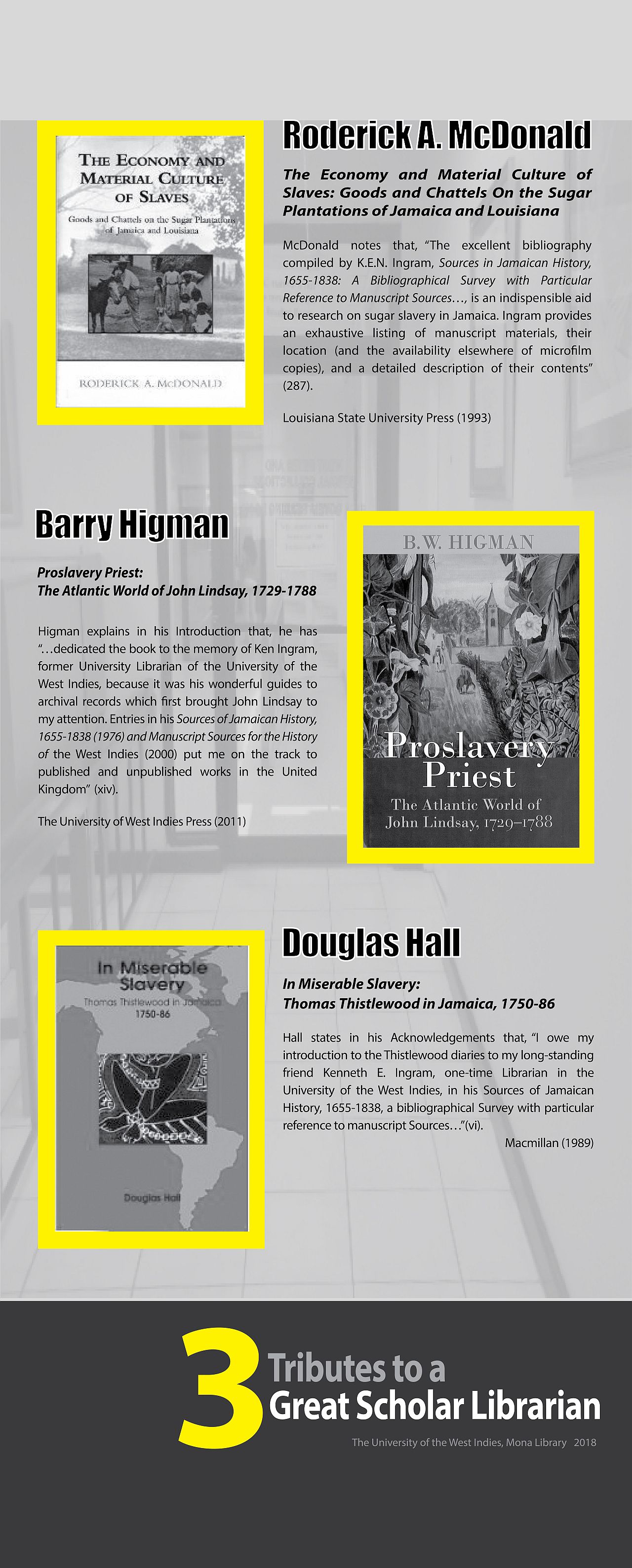 Ken Ingram: Consummate Scholar Librarian | Mona Library