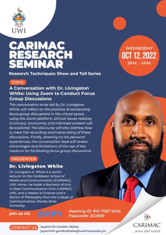 CARIMAC Research Seminar | Research Techniques: Show and Tell Series ...