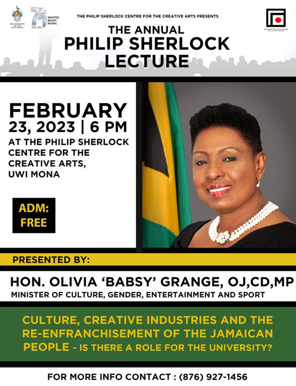 Annual Lecture: The Annual Philip Sherlock Lecture | The University of ...