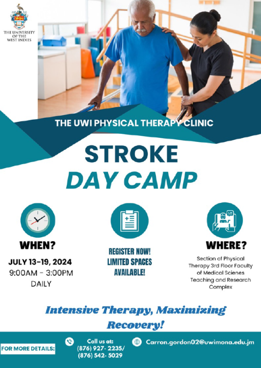 The UWI Physical Therapy Clinic - Stroke Day Camp | The University of ...
