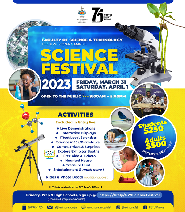 UWI Science Festival - Signature 75th Event | The University of the ...