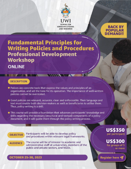 Professional Development Workshop - Fundamental Principles for Writing ...