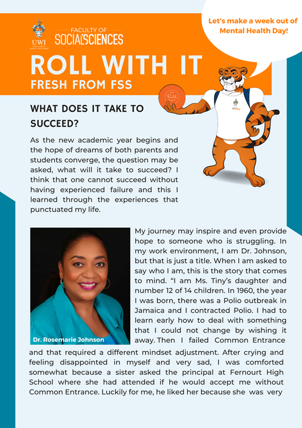 What does it take to succeed? Roll With It | FSS Mental Health Week ...